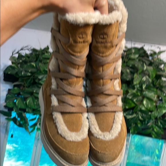 Timberland | Shoes | Timberland Tan Furlined Boots | Poshmark